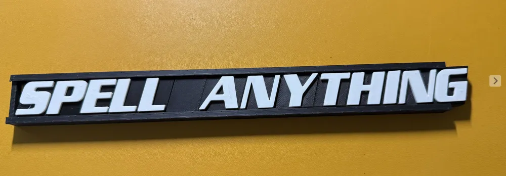 Magnetic Label Letters - Free 3D Print Model - MakerWorld