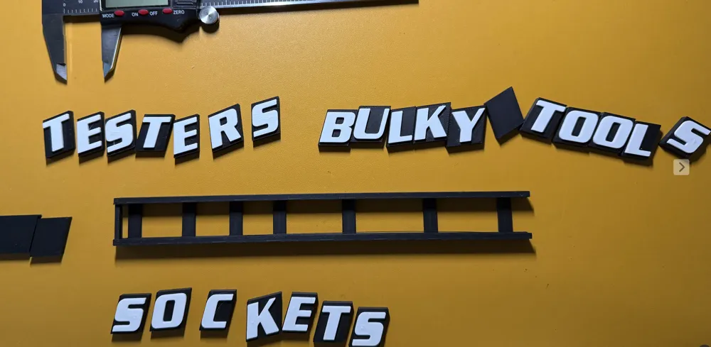 Magnetic Label Letters - Free 3D Print Model - MakerWorld