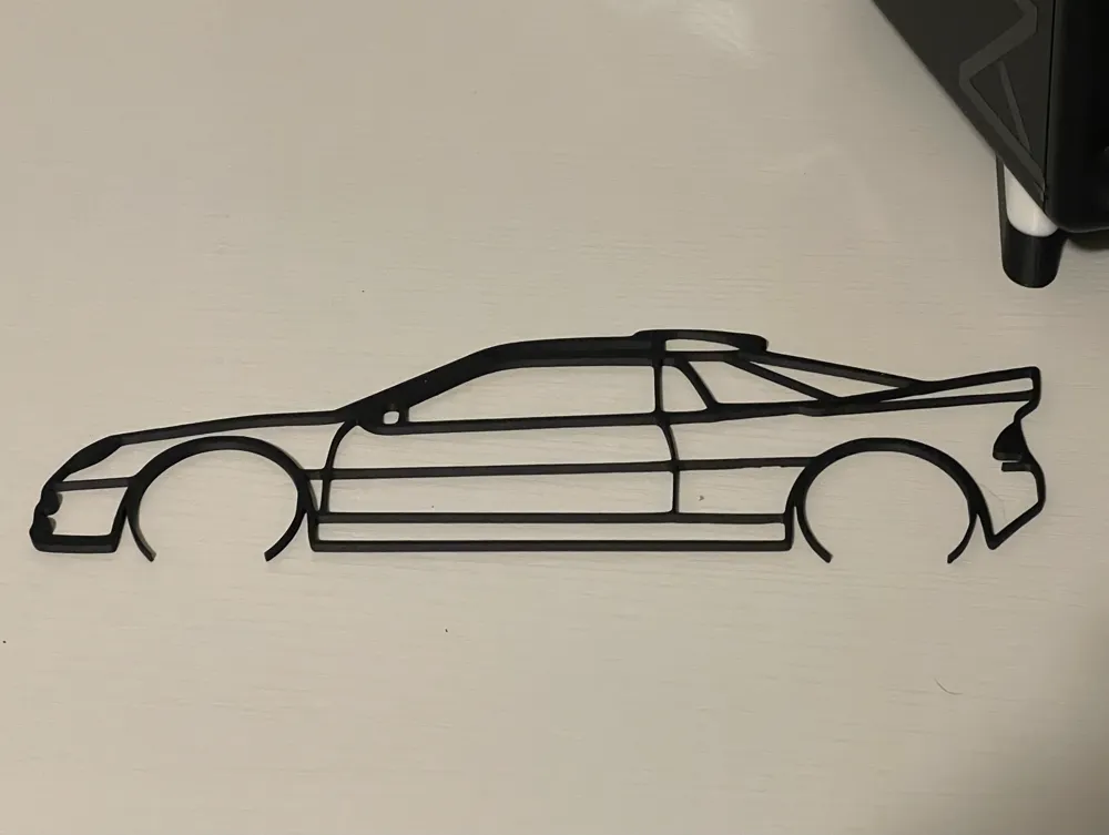 Ford RS200 Rally Car 2D Wall Art Decor Remixed by WNC_Prints MakerWorld ...