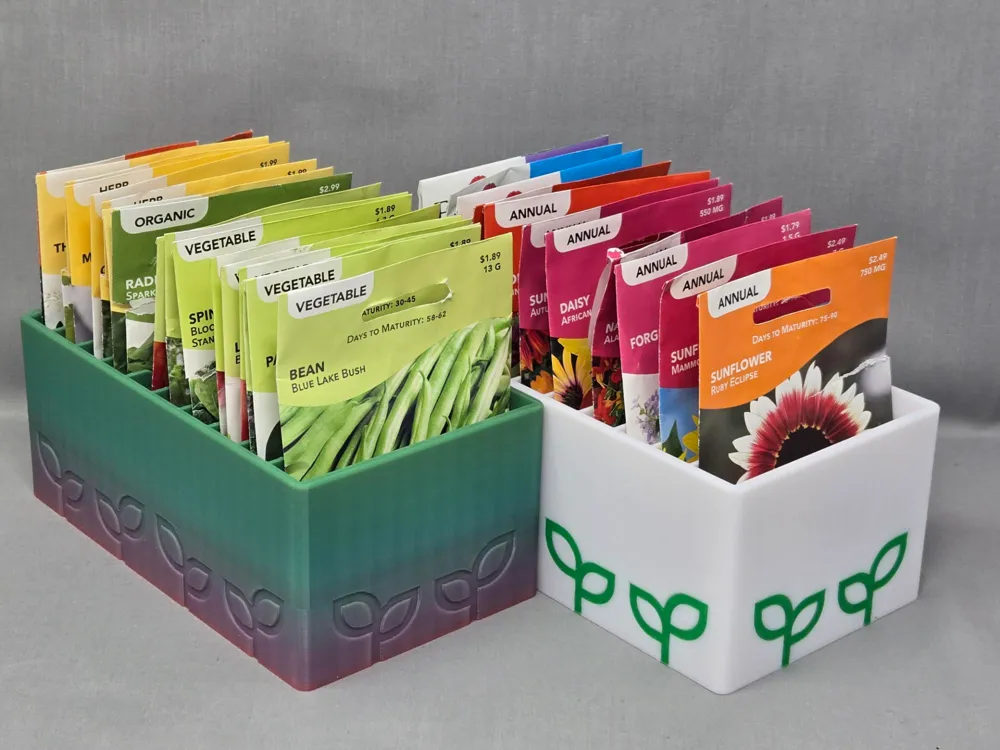 Seed Packet Tray / Container by WhispersofLiterati MakerWorld: Download ...