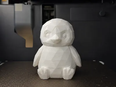 Low Polly Baby Penguin - Free 3D Print Model - MakerWorld