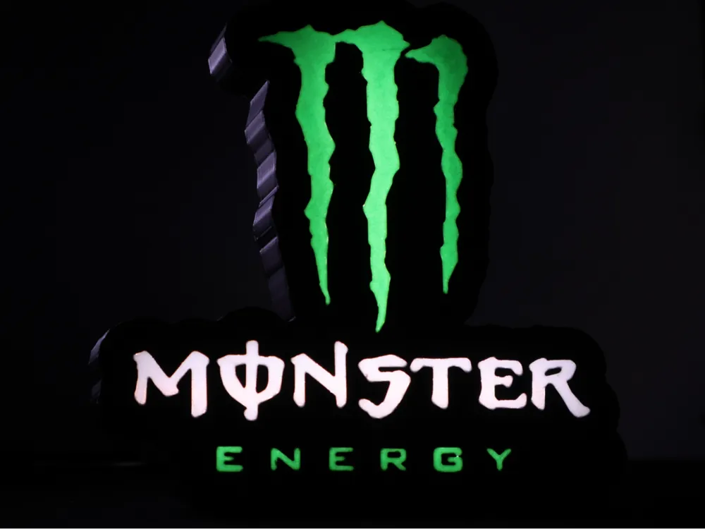 Monster Energy Drink LED Lightbox Box by Drak MakerWorld: Download Free ...