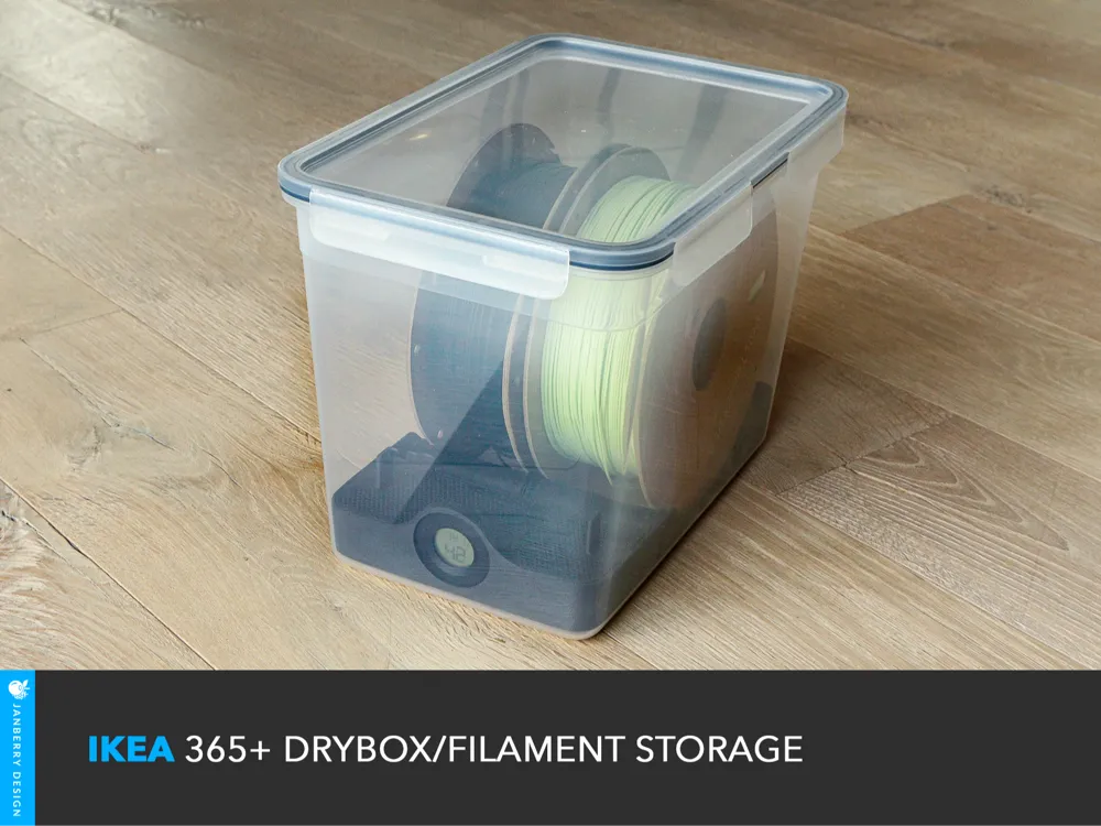 IKEA 365+ Drybox/Filament Storage by JANBERRY DESIGN MakerWorld: Download Free 3D Models
