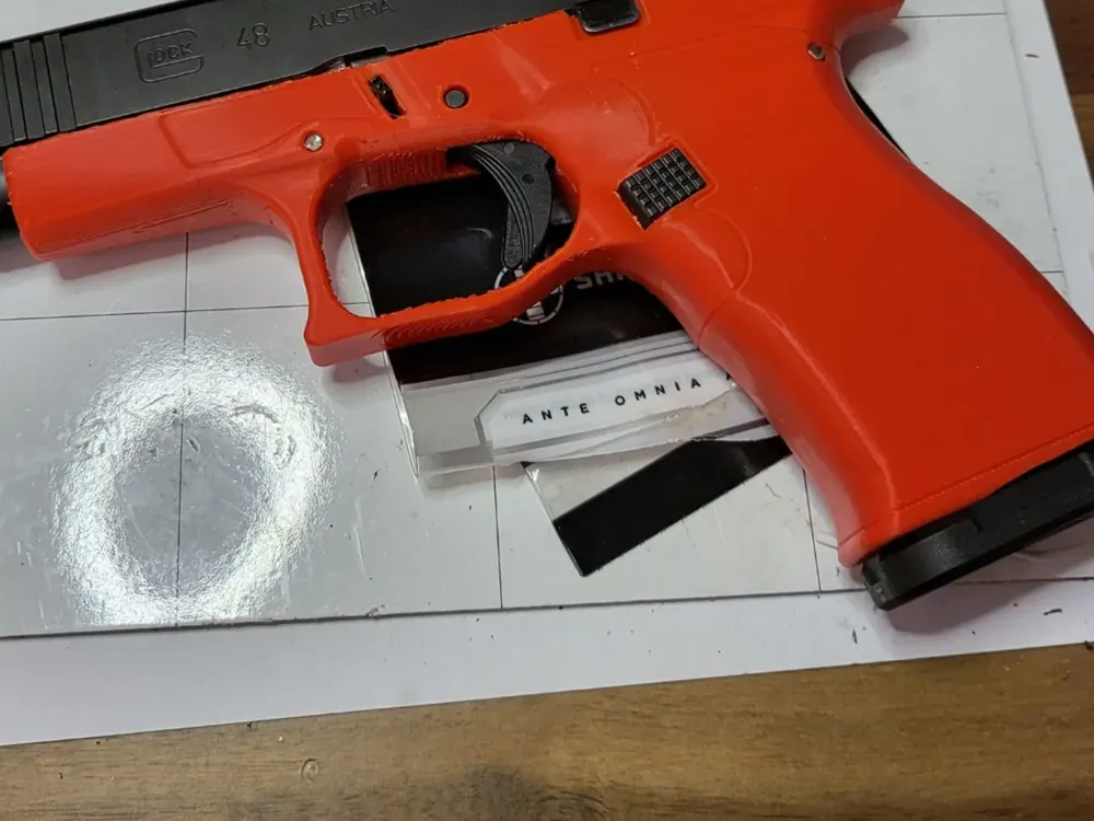 glock 43x frame untextured - Free 3D Print Model - MakerWorld