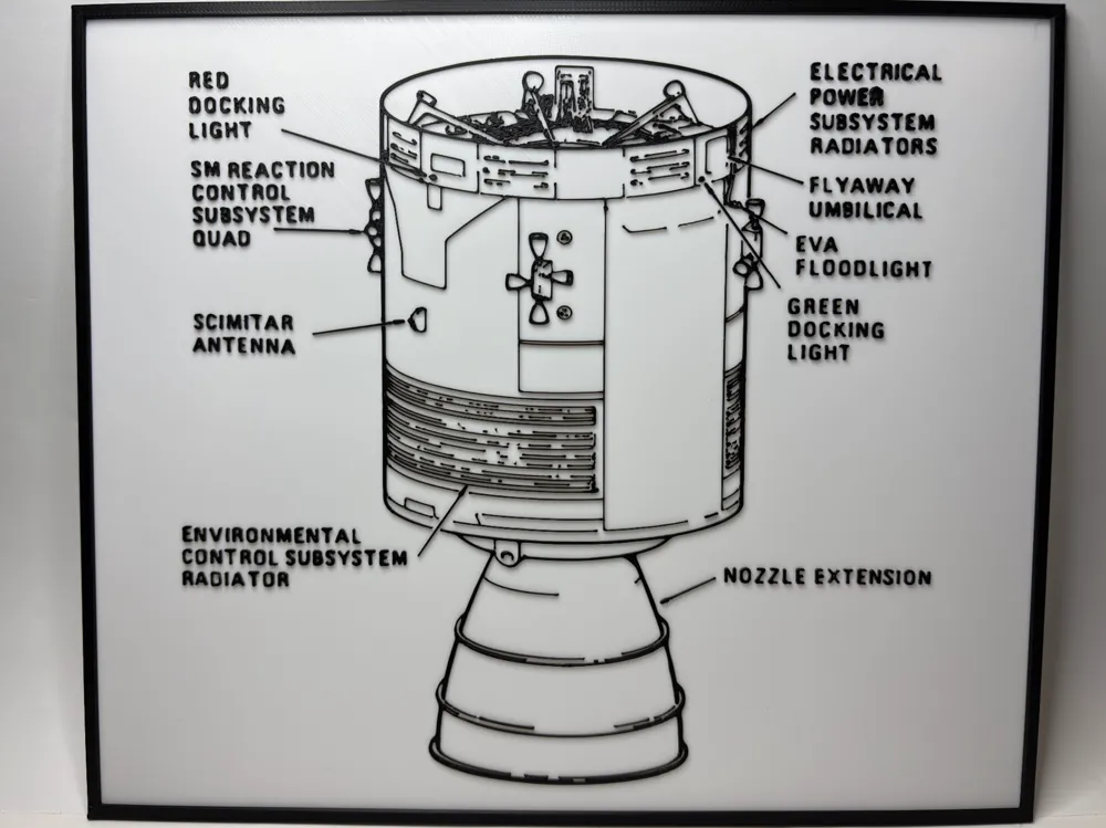 Apollo 11 Service Module - Blueprint by PaperPlaneLab MakerWorld ...