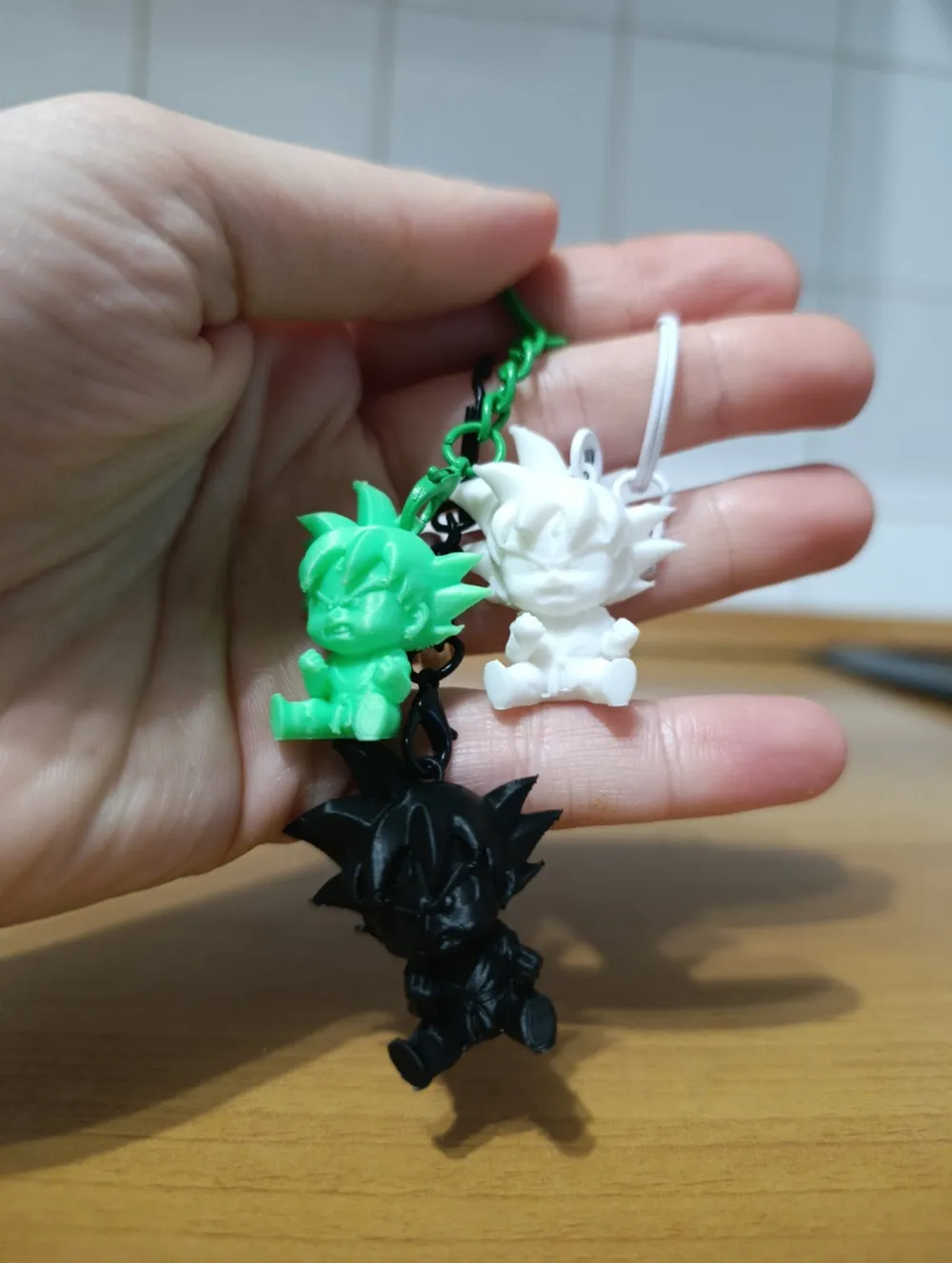 Mini Chibi Angry Goku – Keychain / Mini Figure - Free 3D Print Model ...