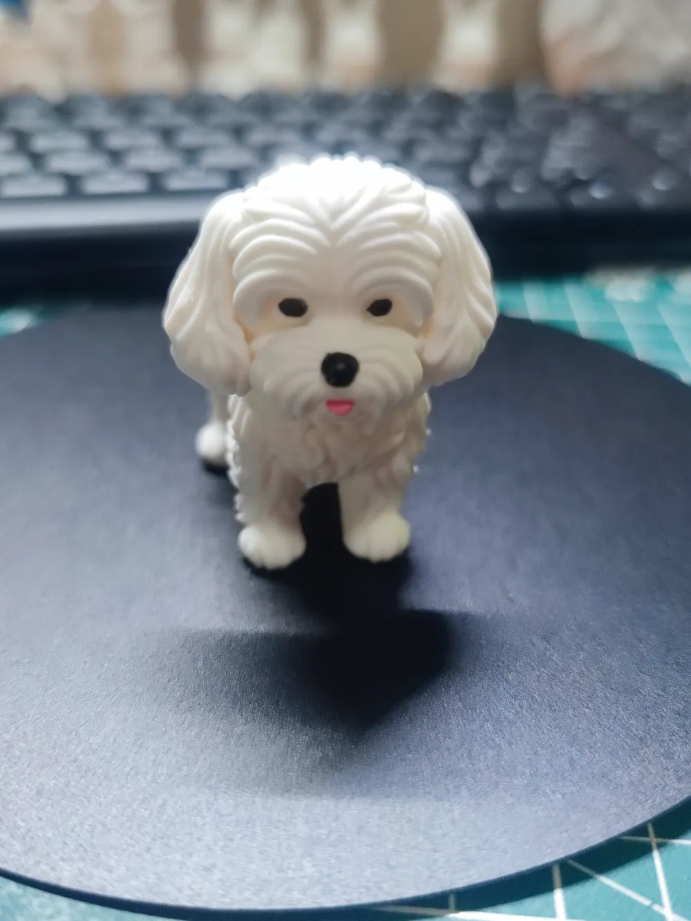 Maltipoo Figurine - Free 3D Print Model - MakerWorld
