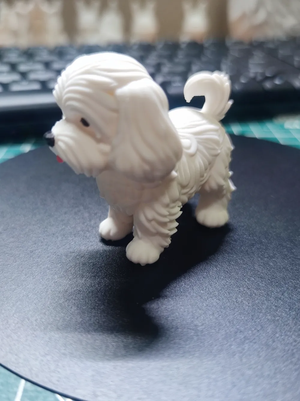 Maltipoo Figurine - Free 3D Print Model - MakerWorld