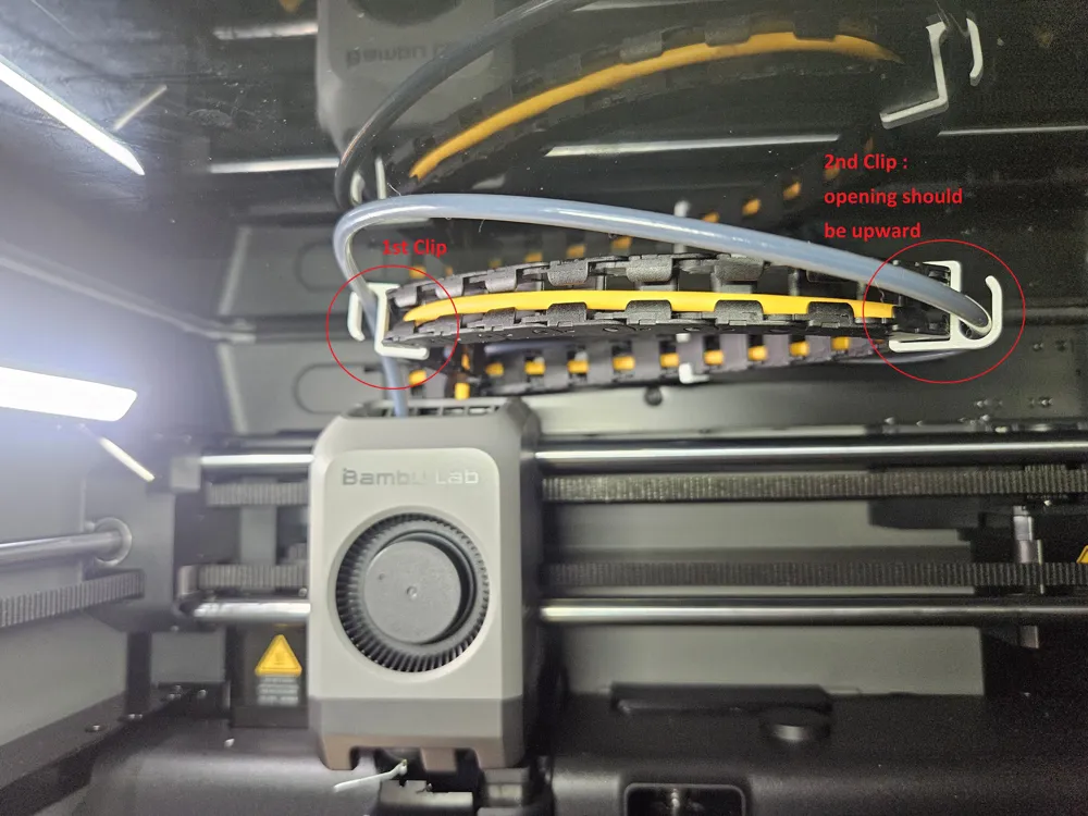 P2S Clip de tube PTFE - Montage latéral - Modèle d'Impression 3D ...