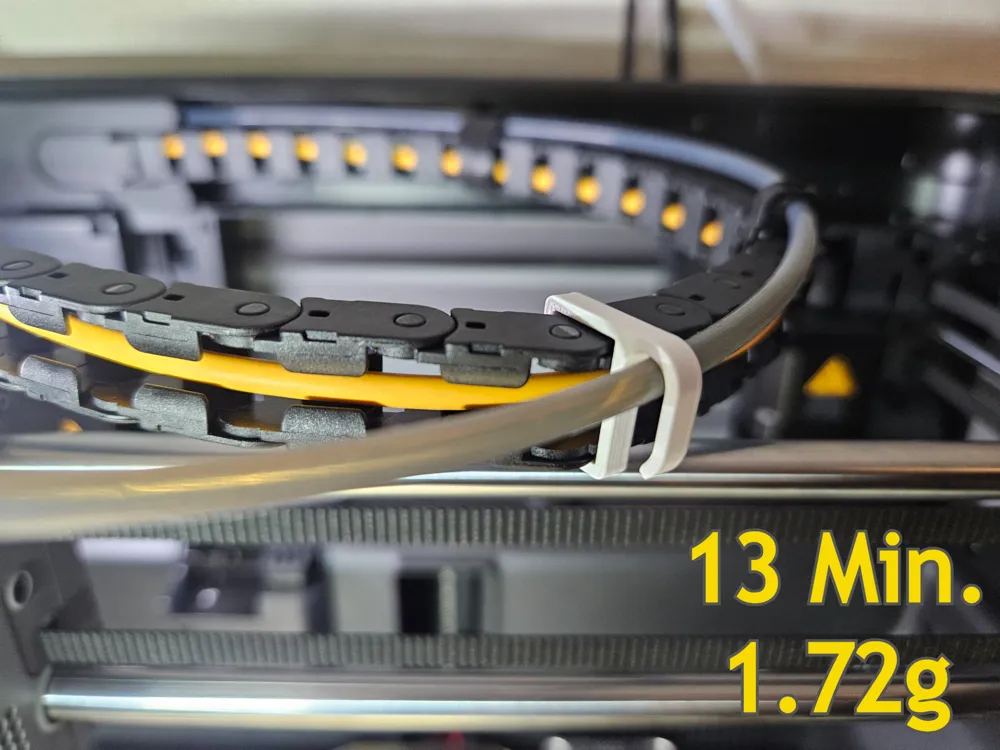 P2S PTFE Tube Clip - Side Mount - Free 3D Print Model - MakerWorld