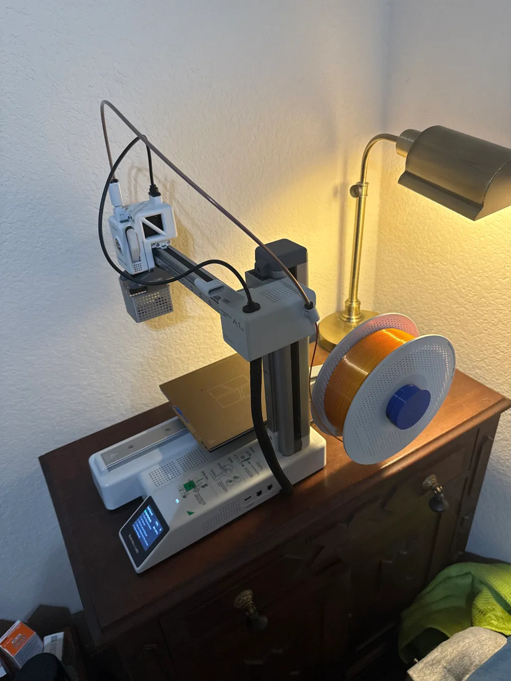 Simple 4-Part Spool Holder adapter for A1 Mini by HotPotato - MakerWorld