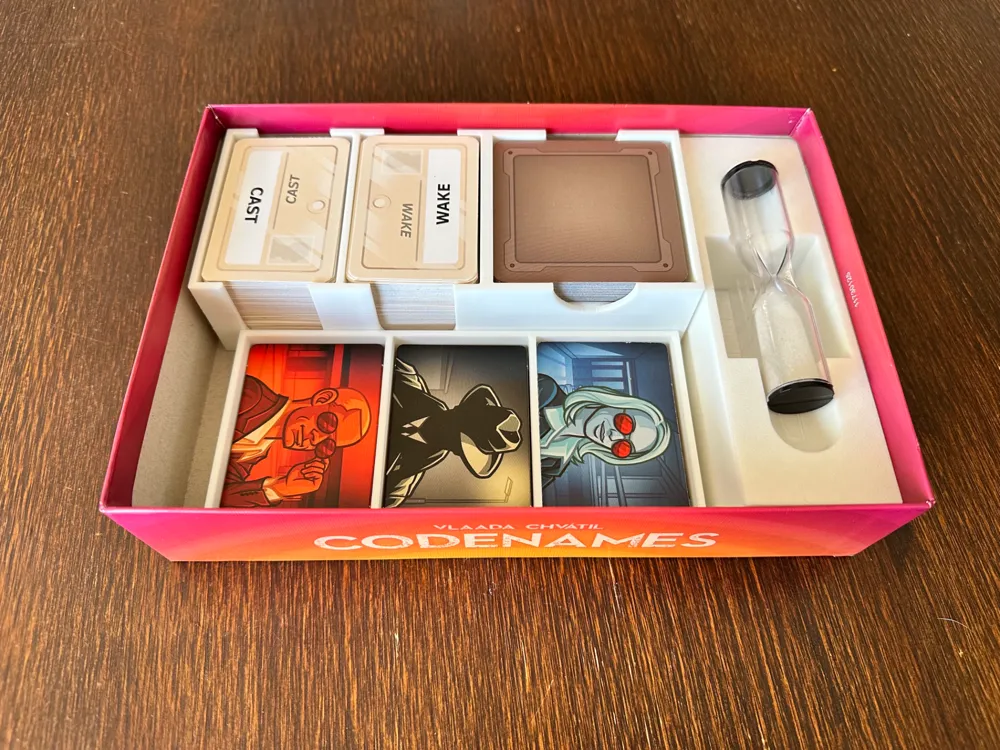 Codenames game insert by Enginerd MakerWorld: Download Free 3D Models