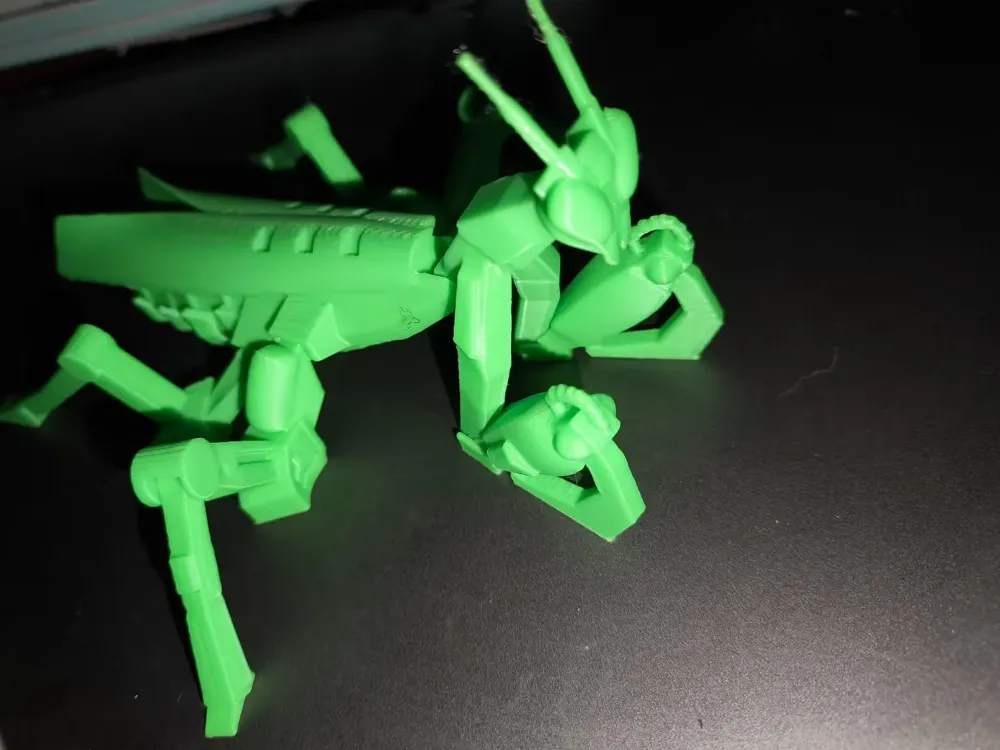 Print-in-Place Articulated Mantis Mech (Optimized) by 1230x MakerWorld ...