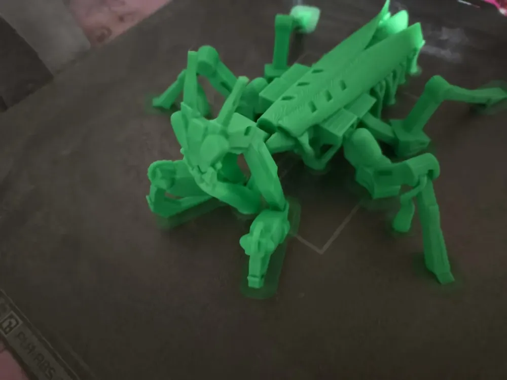 Print-in-Place Articulated Mantis Mech (Optimized) - Free 3D Print ...