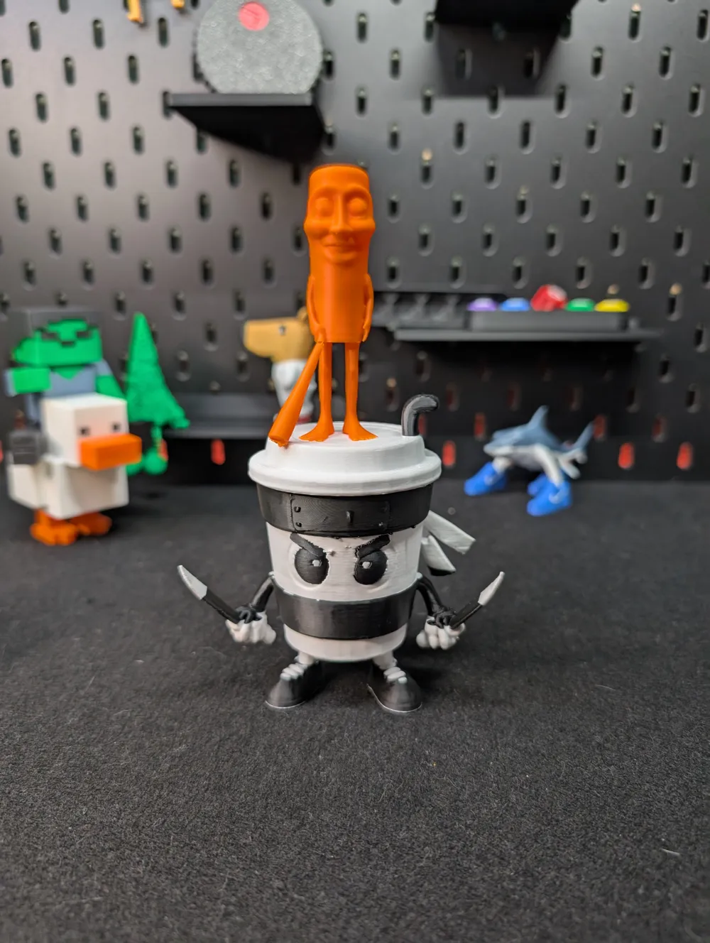 Cappuccino Assassin Italian Brain Rot Meme Figurine by Freaky3D ...