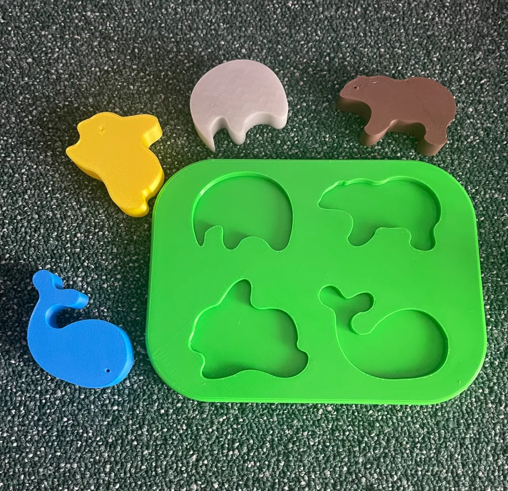 Animals - insert puzzle for kids by intommy - MakerWorld
