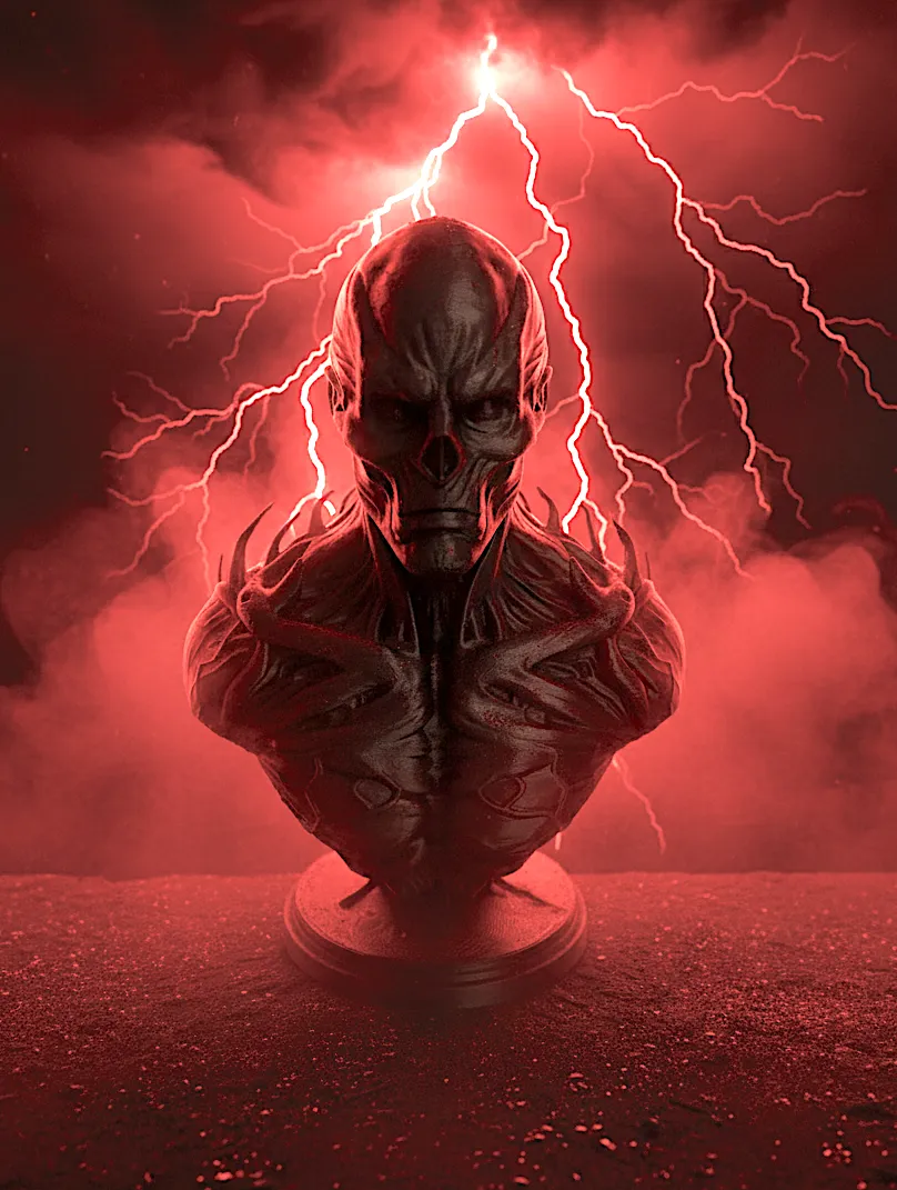 Vecna - Stranger Things Highly Detailed Bust - Free 3D Print Model ...