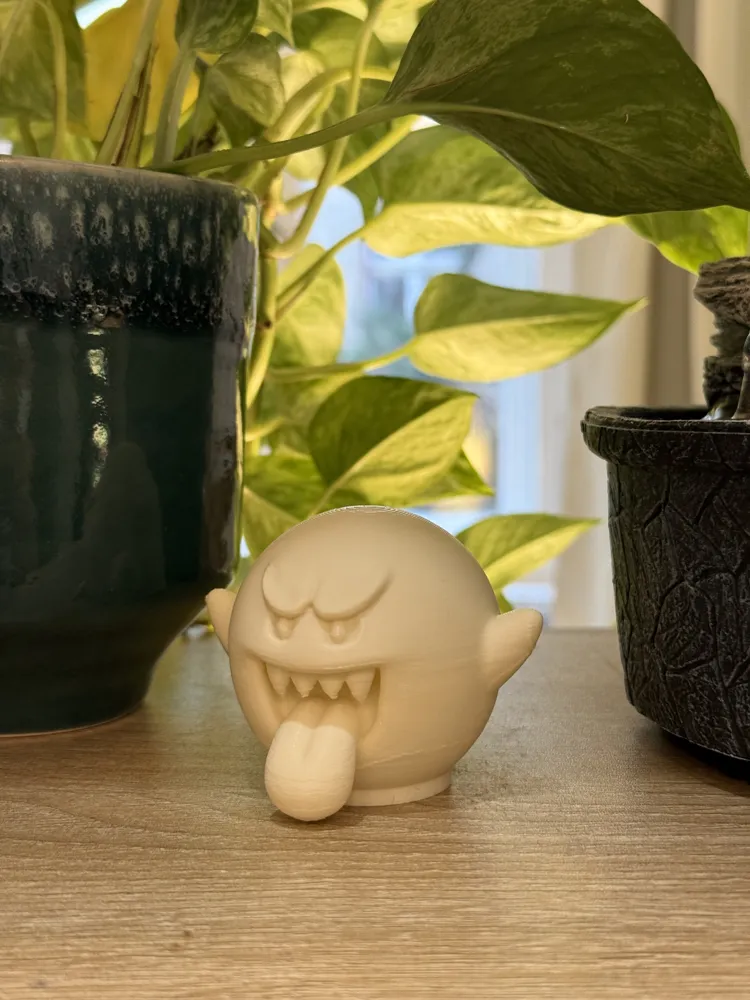 Boo (Ghost from Super Mario) by MiniatureMaker MakerWorld: Download ...