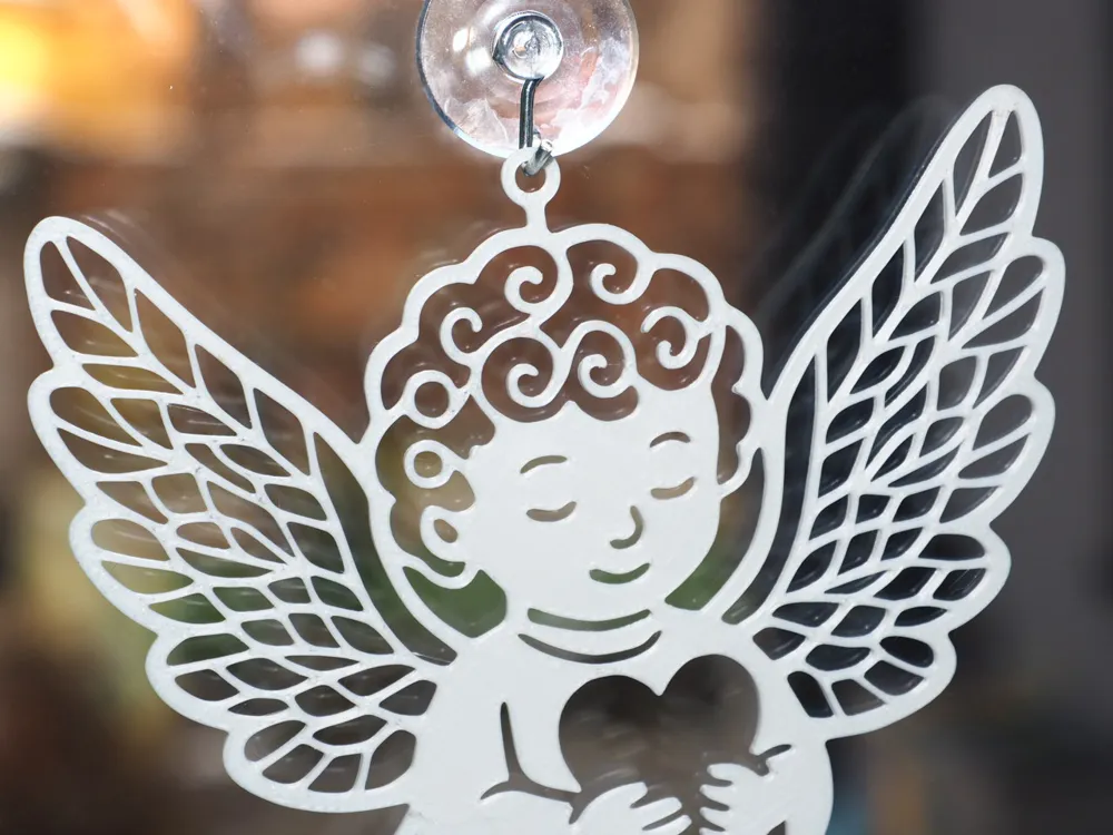 Christmas Decorative Angel with Heart by Stary_Murchlak MakerWorld ...