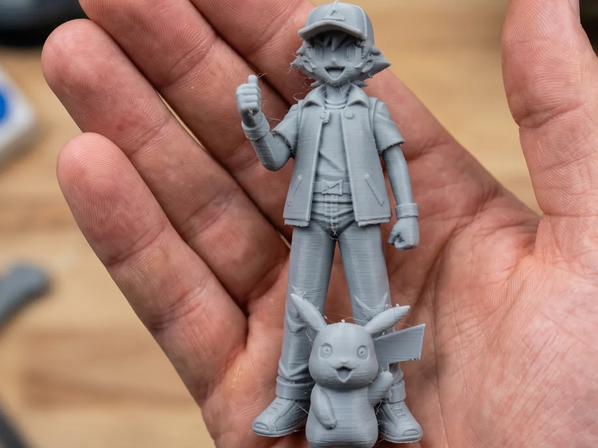 Ash Ketchum & Pikachu From Pokémon Series Fan Art - Free 3D Print Model ...