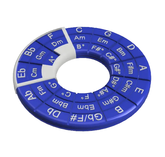 Circle Of Fifths by Spiros MakerWorld: Download Free 3D Models