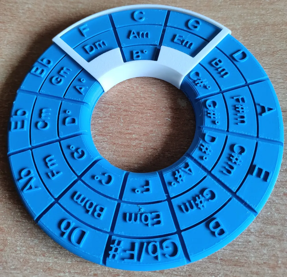 Circle Of Fifths by Spiros MakerWorld: Download Free 3D Models