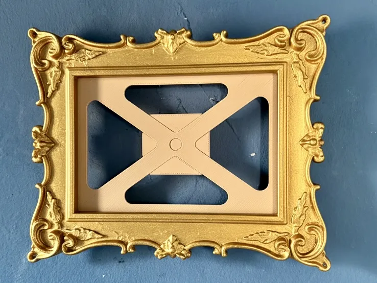 Baroque Picture Frame D for 90x130 a. 100x150 Pics - Free 3D Print ...