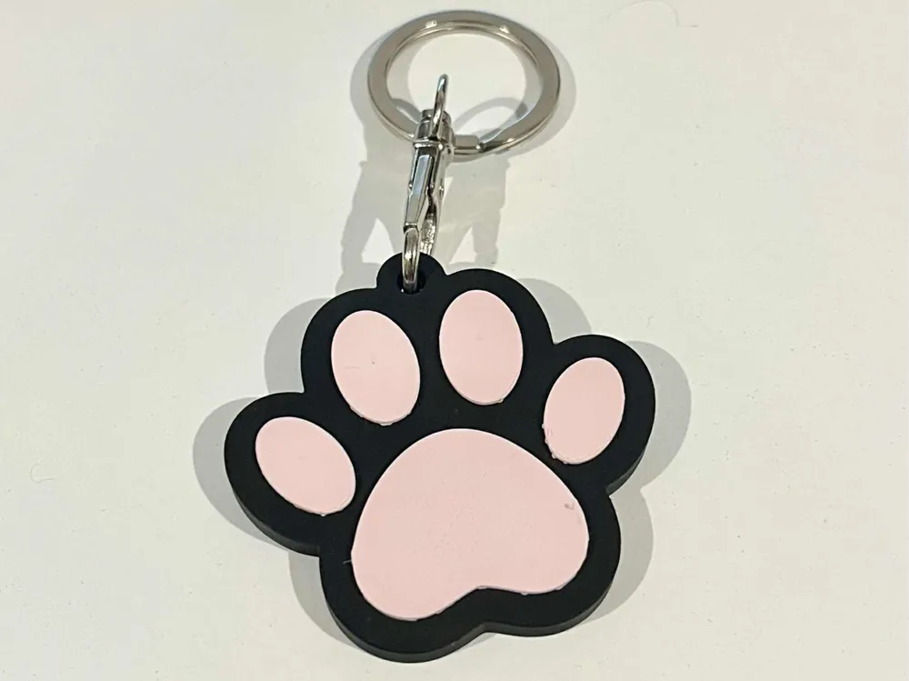 paw keychain by BoszKalPrints MakerWorld: Download Free 3D Models