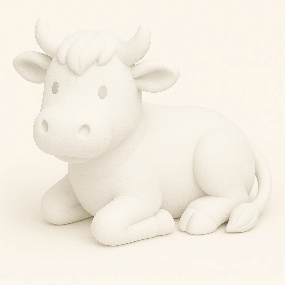 Nativity Ox – Nativity Figurine - Free 3D Print Model - MakerWorld