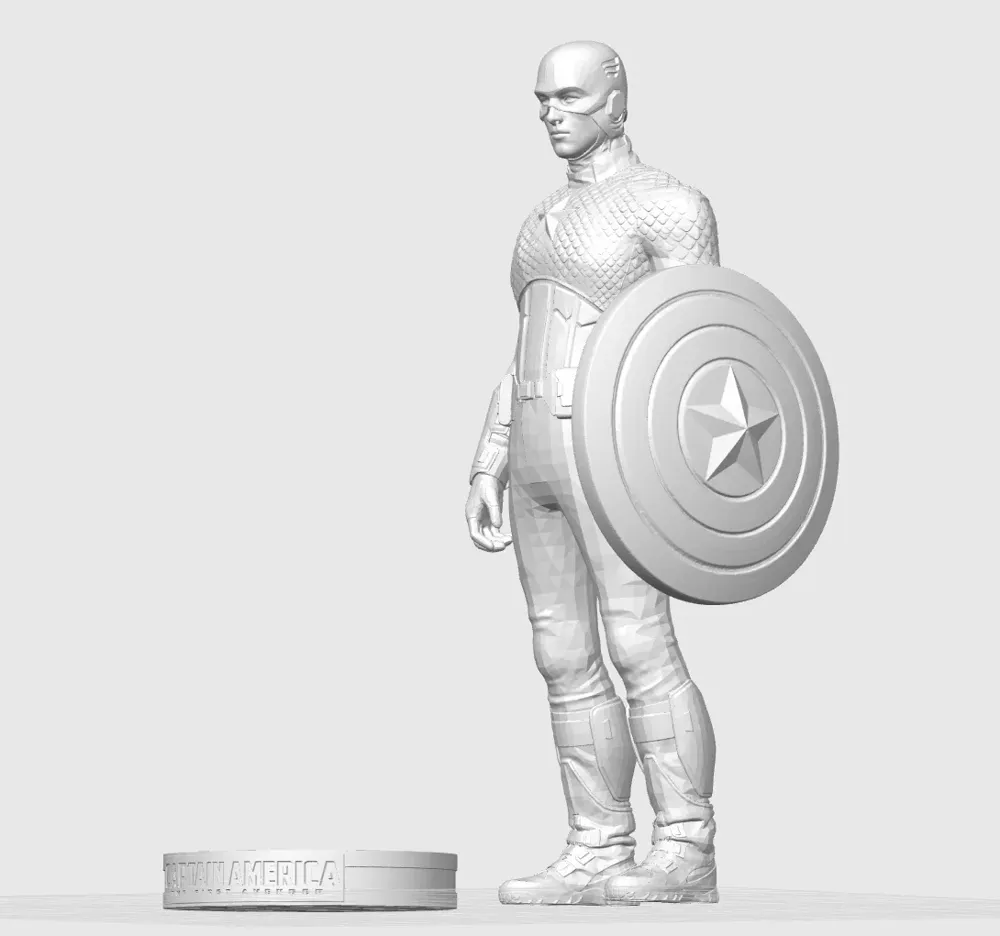Marvel - Captain America - Free 3D Print Model - MakerWorld