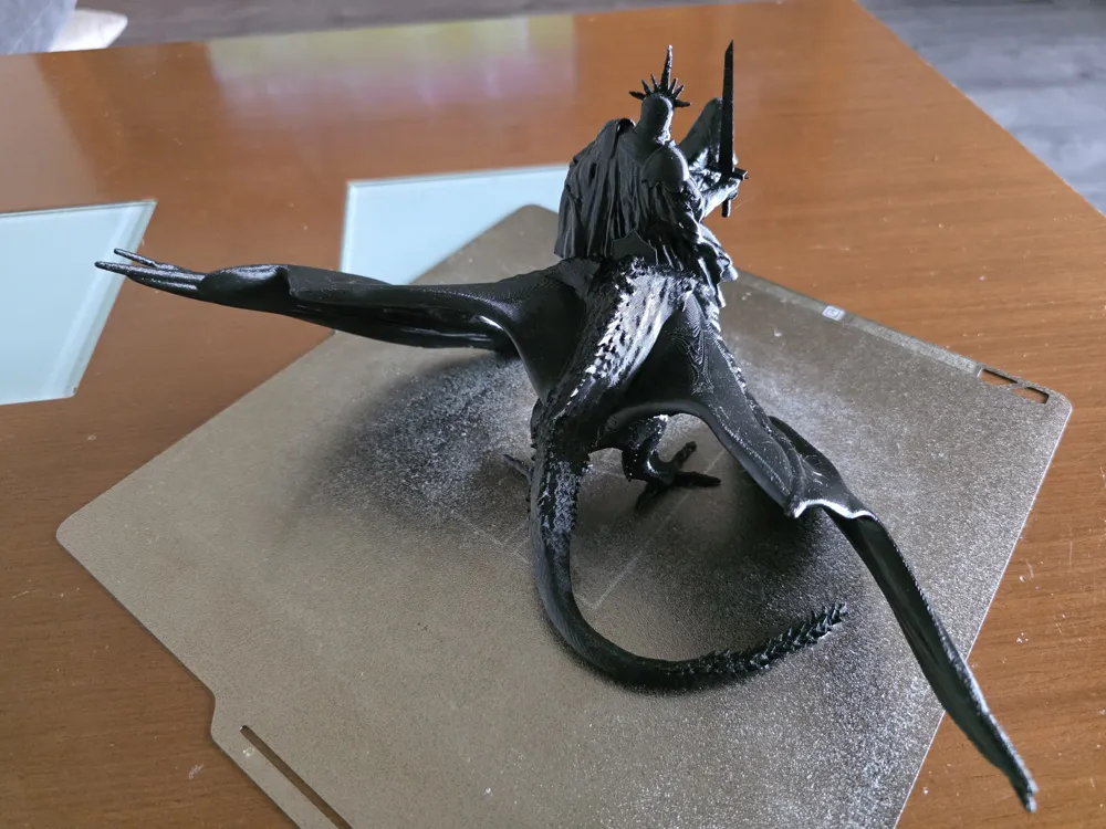 NAZGÛL WINGED BEAST WITH WITCH-KING - Free 3D Print Model - MakerWorld