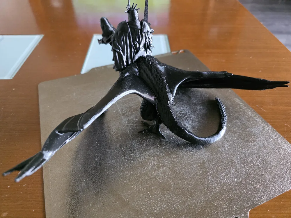 NAZGÛL WINGED BEAST WITH WITCH-KING - Free 3D Print Model - MakerWorld
