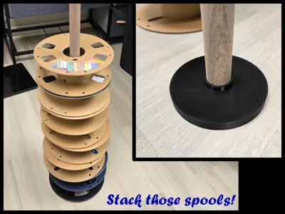 Upright Empty Spool Stacker by NocturnalPrince - MakerWorld
