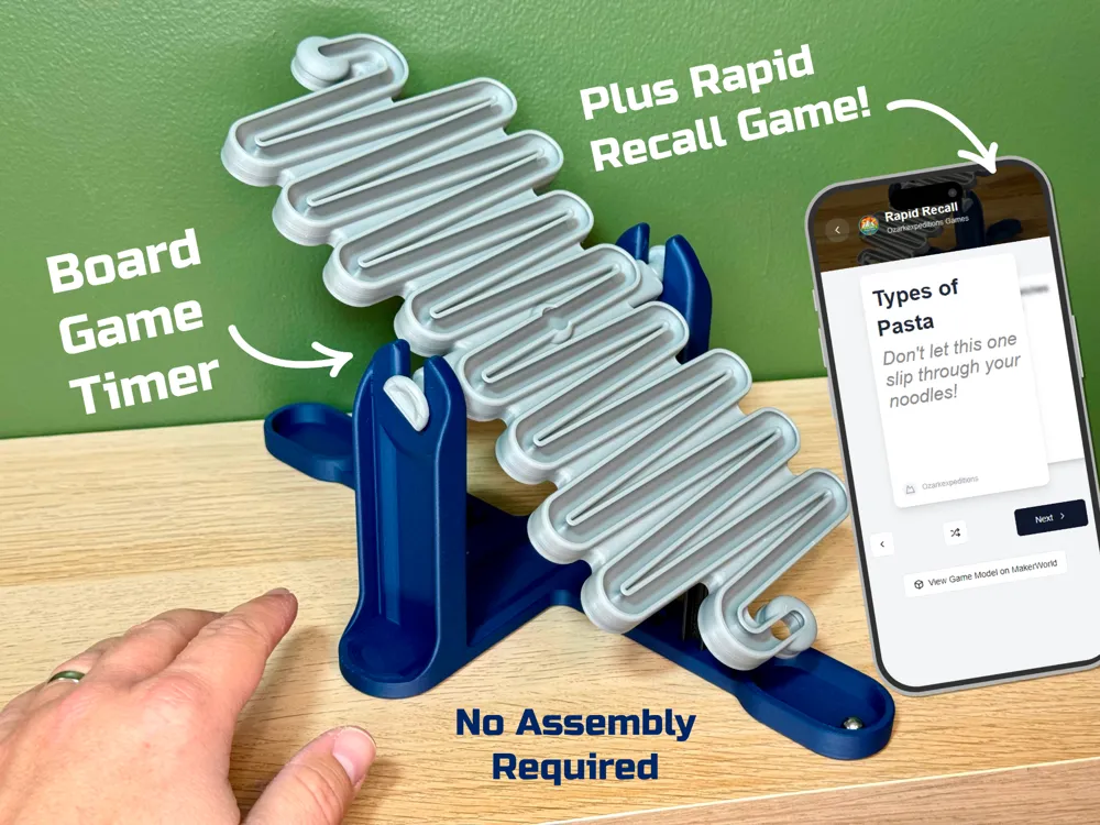 Marble Timer & Rapid Recall Game by ozarkexpeditions MakerWorld ...