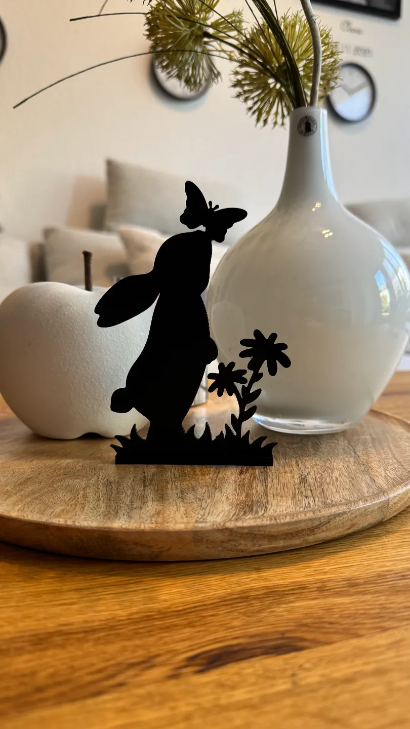 Floral Rabbit Stand by Blade210 - MakerWorld
