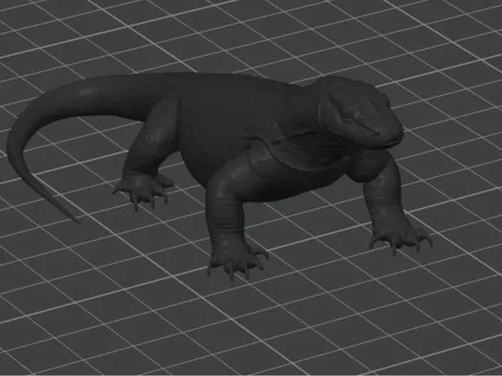 Komodo Dragon - Free 3D Print Model - MakerWorld