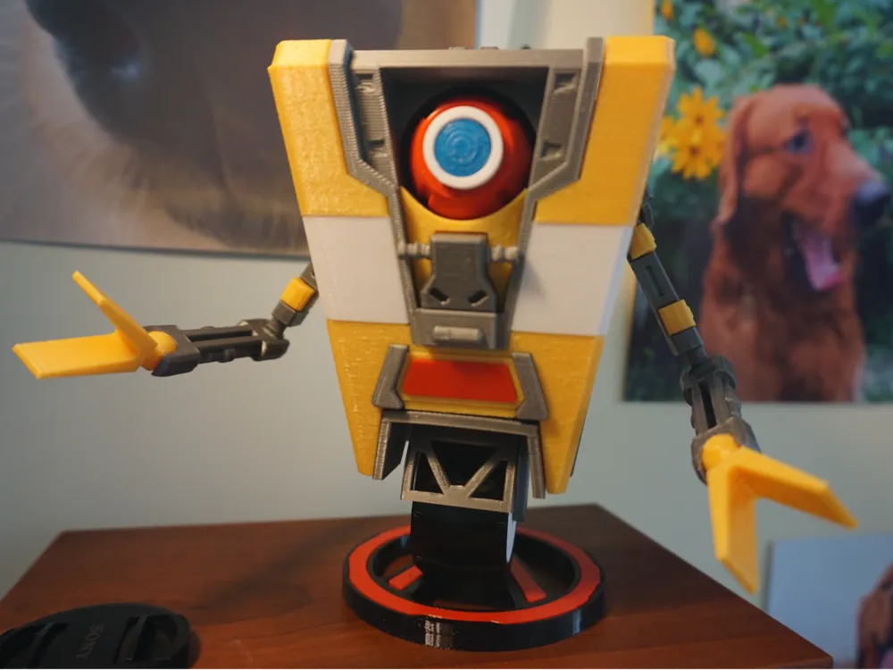 Modelo Claptrap de Borderlands 4 cl4p-tp por XXX MakerWorld: Descarga ...