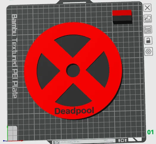Deadpool Base for helmet by Prop maker - MakerWorld