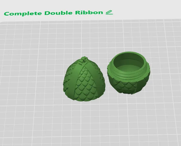 Threaded Dragon Egg With Christmas Bow Remixed by ChainmailWeaves ...