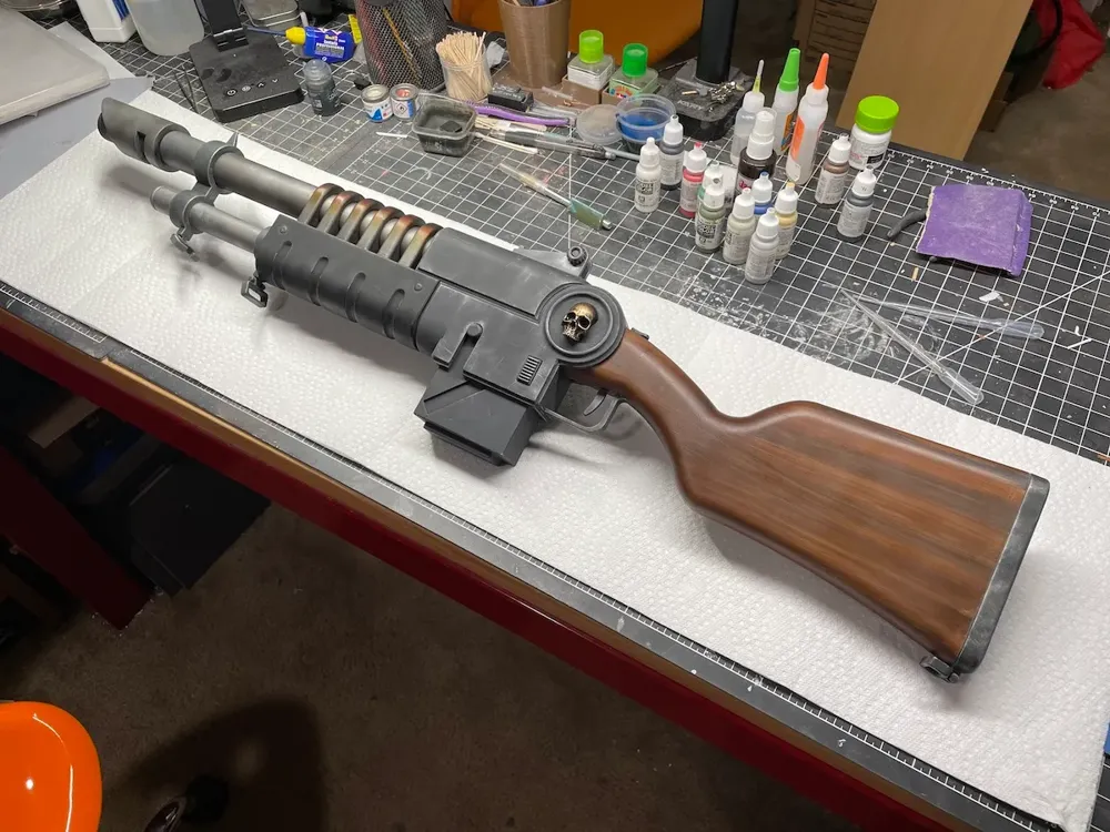 Lucius Pattern Lasgun No.98 1:1 Warhammer 40K by msawicki00 - MakerWorld