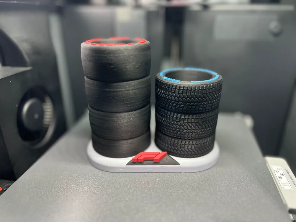 F1 Tire / Tyre Desk organiser by glenngri - MakerWorld