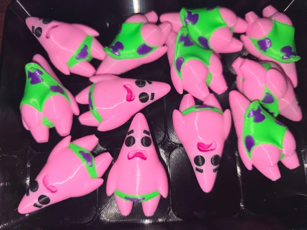 Patrick Star – Wedgie Keychain (Fan Art) - Free 3D Print Model - MakerWorld