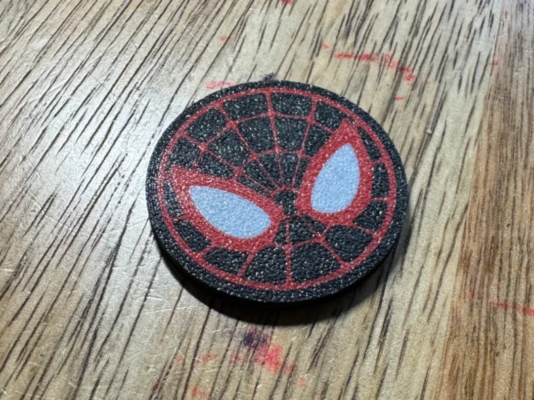 Spiderman Miles Morales Coin w Custom Text on Back - Free 3D Print ...