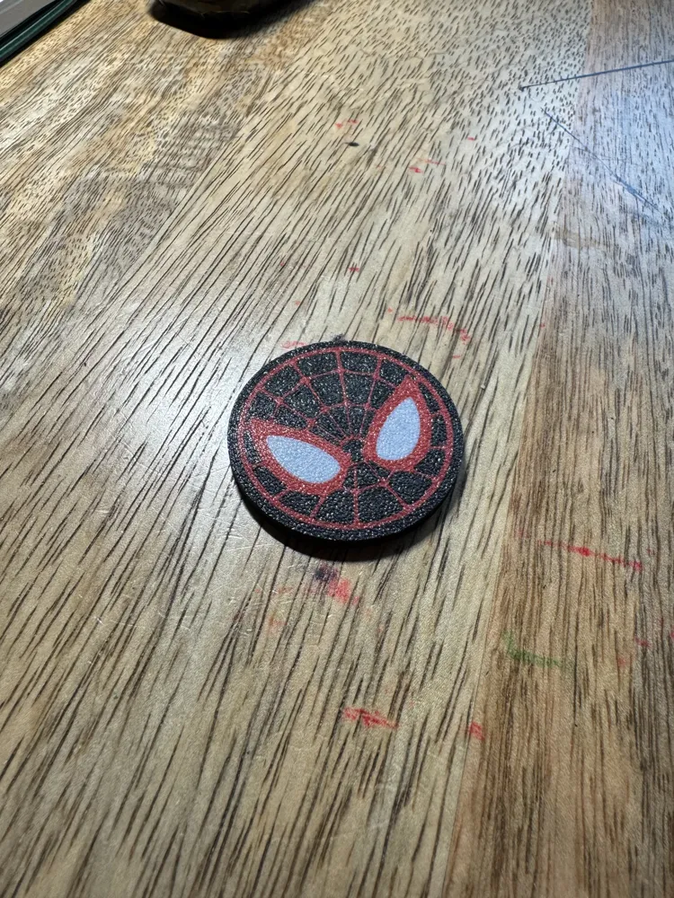Spiderman Miles Morales Coin w Custom Text on Back - Free 3D Print ...