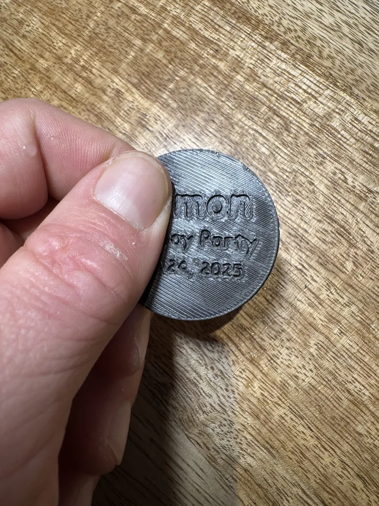 Spiderman Miles Morales Coin w Custom Text on Back - Free 3D Print ...