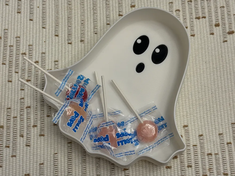 Cute ghost tray by JB Custom Designs MakerWorld: Download Free 3D Models