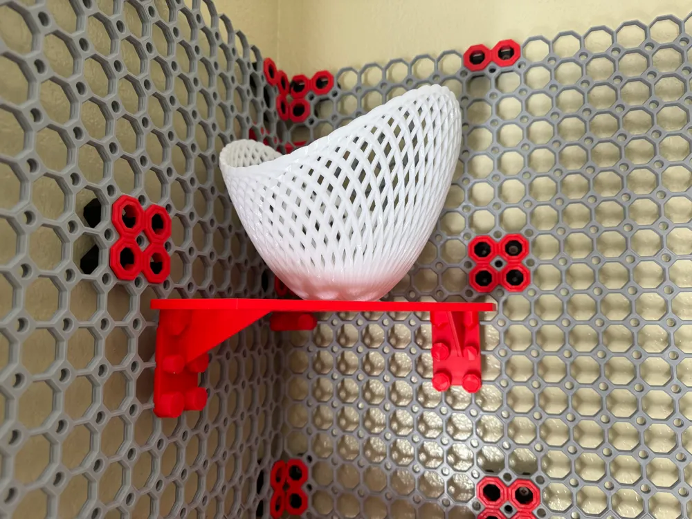 Multiboard Corner Shelf with Custom Bolts by Aghear - MakerWorld