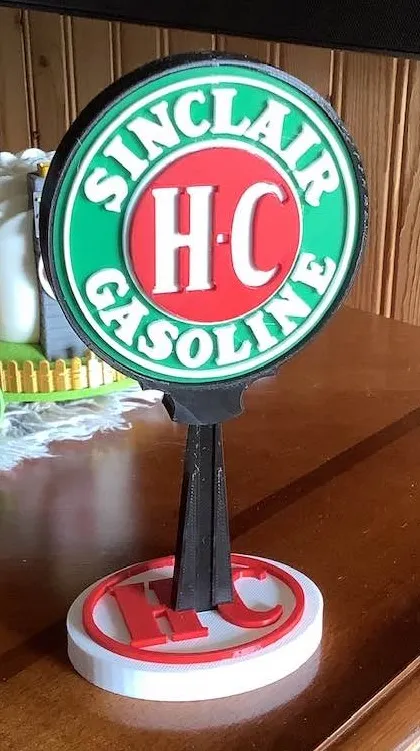 HC sinclair Gas sign by Rayb007 MakerWorld: Download Free 3D Models