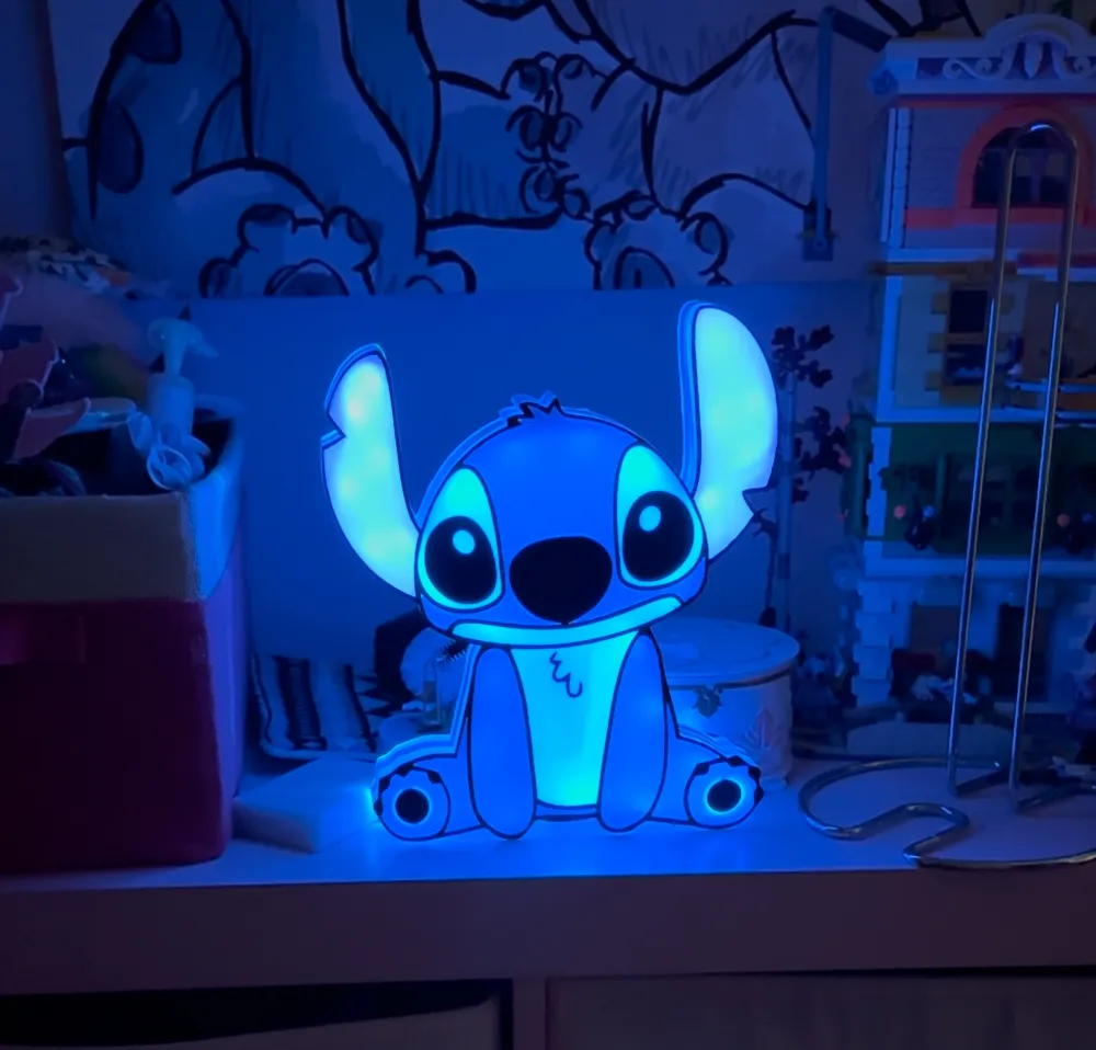 Stitch LED Lamp by Chester3D MakerWorld: Download Free 3D Models