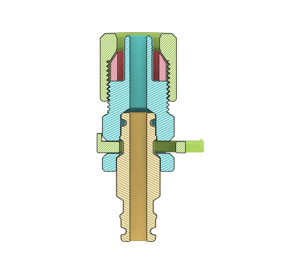 Hose Quick Coupling 1/2" and 3/4" - Free 3D Print Model - MakerWorld